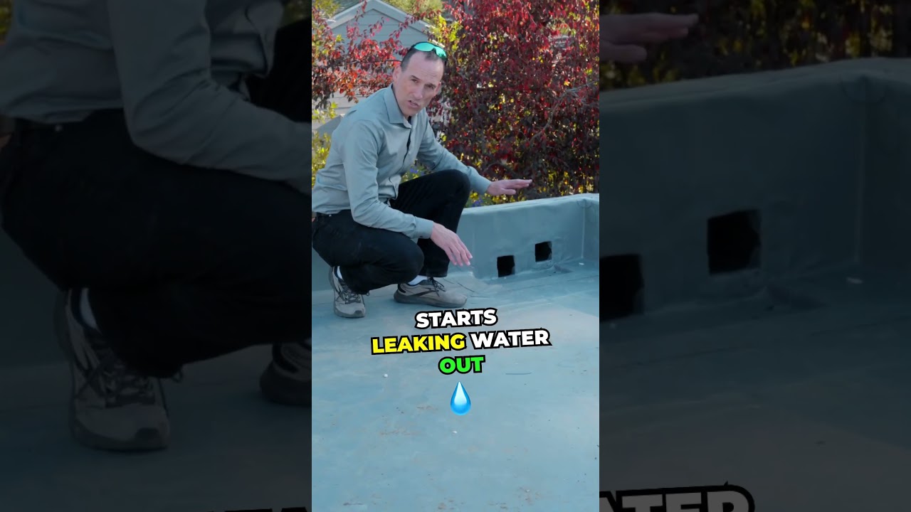 Flat Roofs Don’t Have to Suck - Flat Roof Drainage Done Right! ☔️💦