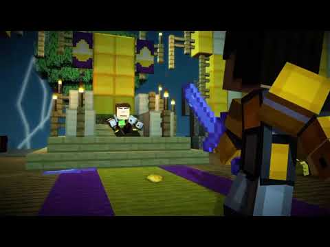 Minecraft story Mode: Jesse VS Aiden battle