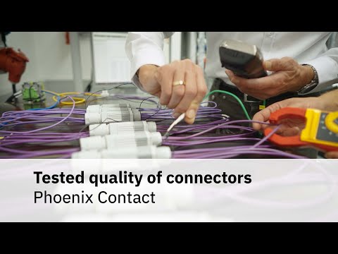 Tested quality of connectors and cabling