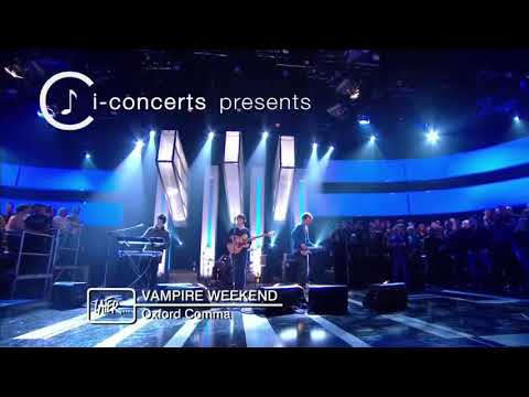 Vampire Weekend - "Oxford Comma" (Live @ Later With... Jools Holland 2008) HD