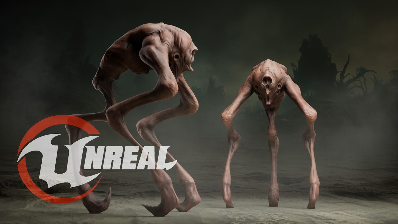 Animated Low poly Game Ready  Alien_Creature/ 3D