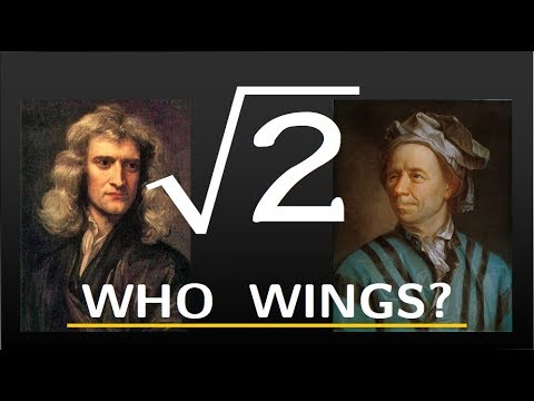 Square Root of 2, Newton's method vs Euler's method