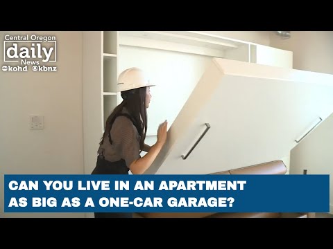 Could you live in an apartment the size of a one-car garage?