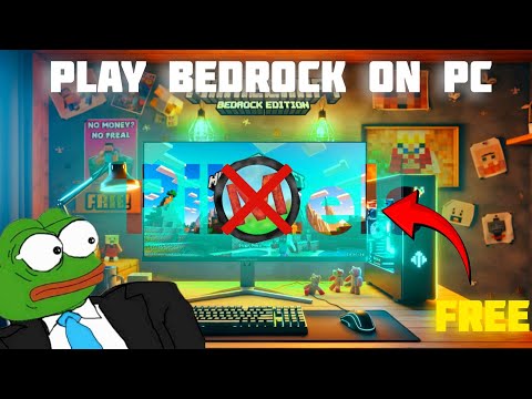 🔥 How To Play Minecraft BEDROCK Edition In PC! FREE | I Without MCenter 💀 @NotSlayerOp