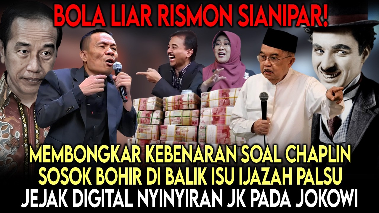 LIVE🔴JK TERLIBAT❓MEMBONGKAR ISU CHAPLIN BOHIR ISU IJAZAH❗ JEJAK DIGITAL NYINYIRAN JK KE JOKOWI💥