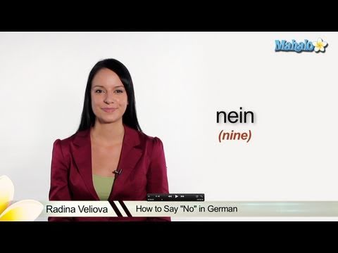 How to Say "No" in German