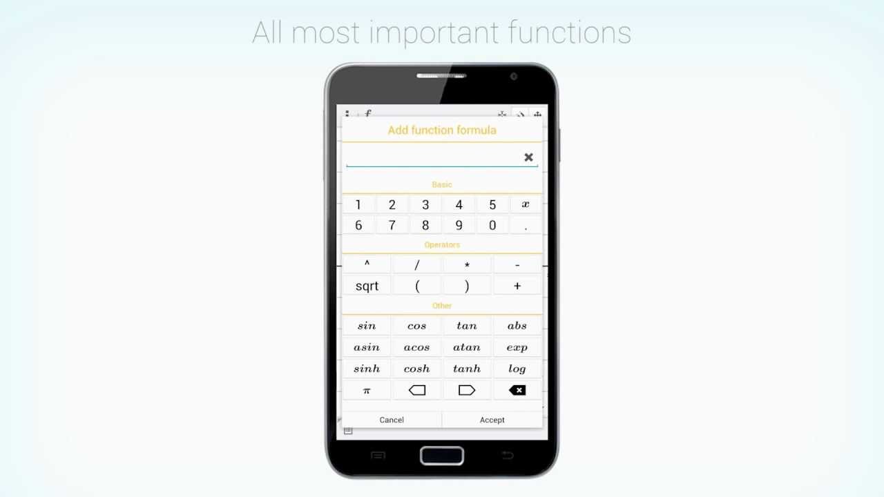 sGraph - graphing tool for Android