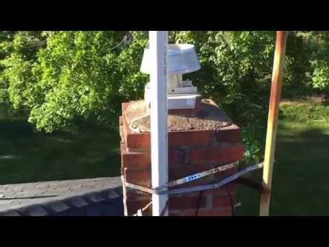 How to mount an Axis PTZ outdoor camera on the roof part2