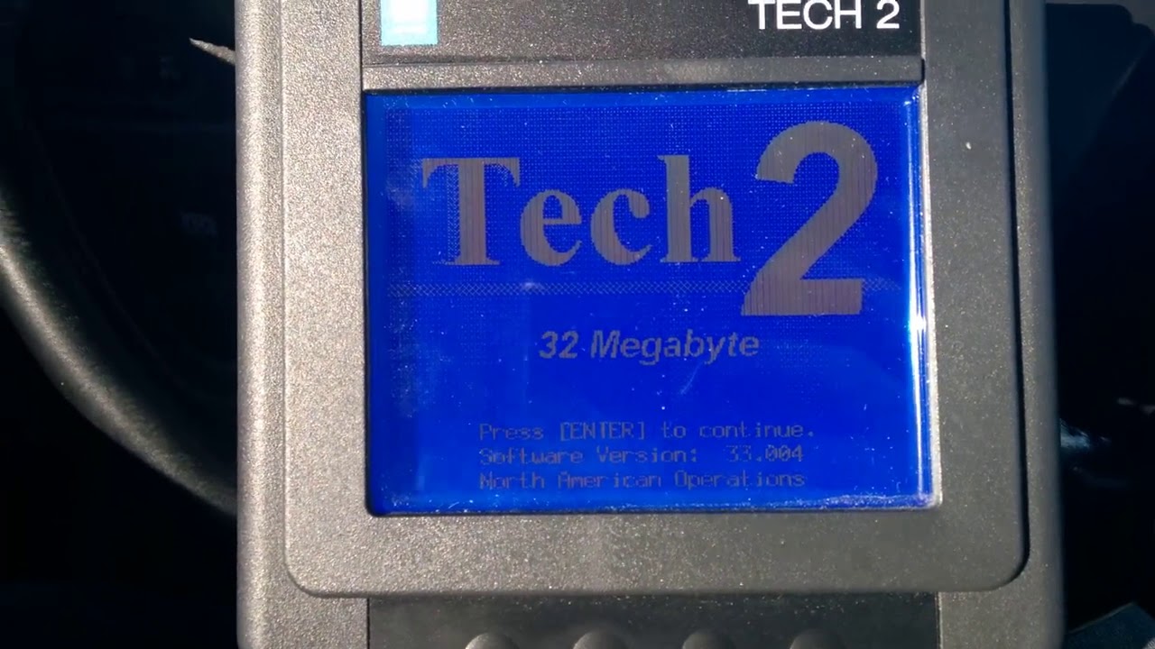 How to Clear ABS Codes using the GM Tech2 Scanner