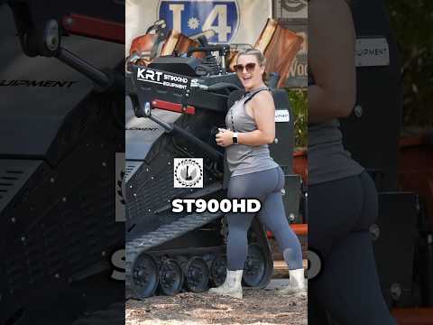 This is my KRT ST900HD Mini Skid Steer! Its perfect for log yard operations & landscaping! #miniskid