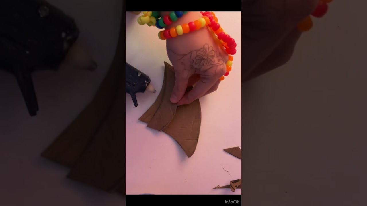 Mask tutorial/ process#mask#paperart#maskmaking#art#random#tutorial#cool#shorts