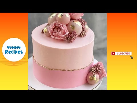 Cute Pink Birthday Cakes For All Ages | Yummy Recipes #Shorts