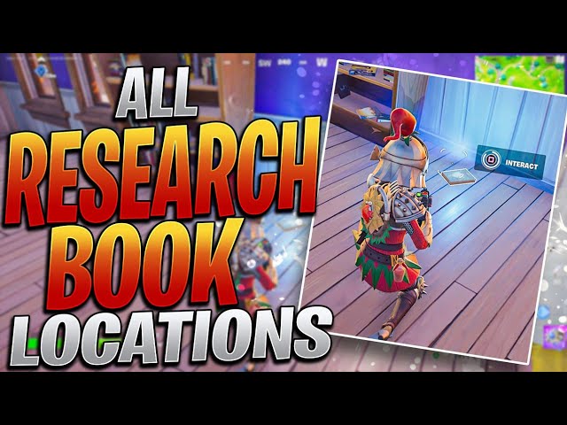 Where are the research books in Fortnite Season 6?