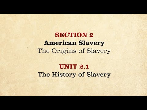 MOOC | The History of Slavery | The Civil War and Reconstruction, 1850-1861 | 1.2.1