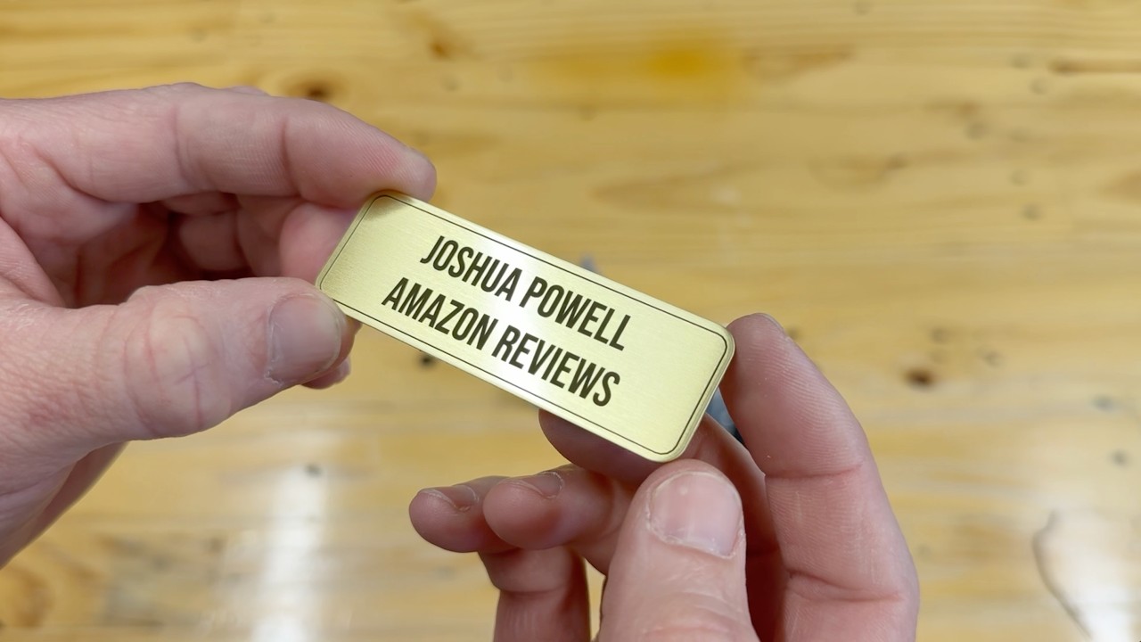 HOTLIFE Personalized Engraved Name Plate, Brushed Solid Brass Frame Plaque | Honest Review