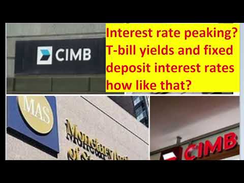T-bill yields and fixed deposit interest rates. Predictions.