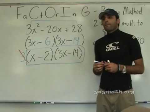 Algebra 2 - Factoring Trinomials - Berry Method