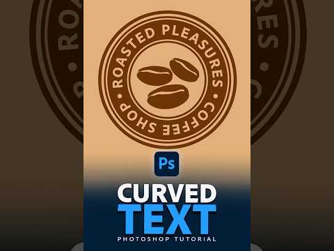 How to curve text in Photoshop