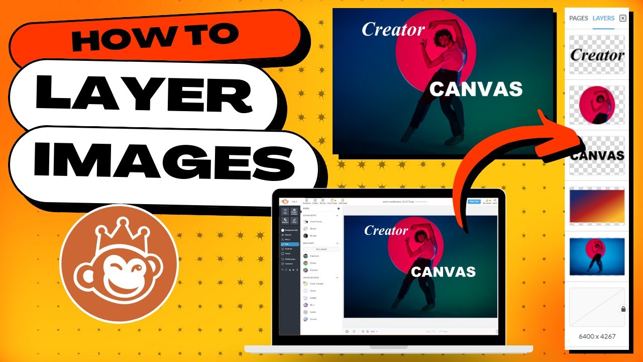 How to LAYER IMAGES in PicMonkey (Tutorial)