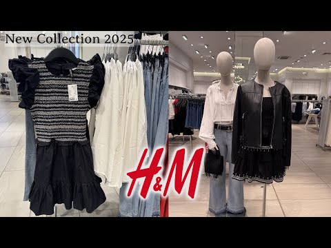 H&M NEW WOMEN’S💜SPRING COLLECTION 2025 / NEW IN H&M HAUL 2025🎋