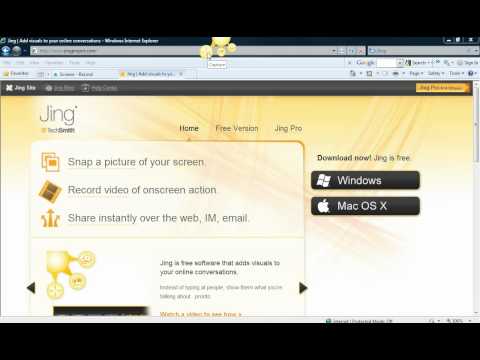 Jing for Screen Capture & Video - Demo