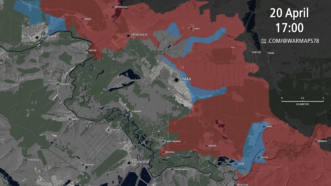 Russian Invasion of Ukraine: Lyman Offensive - Every Day [SEP 18 - APR 20 2026]