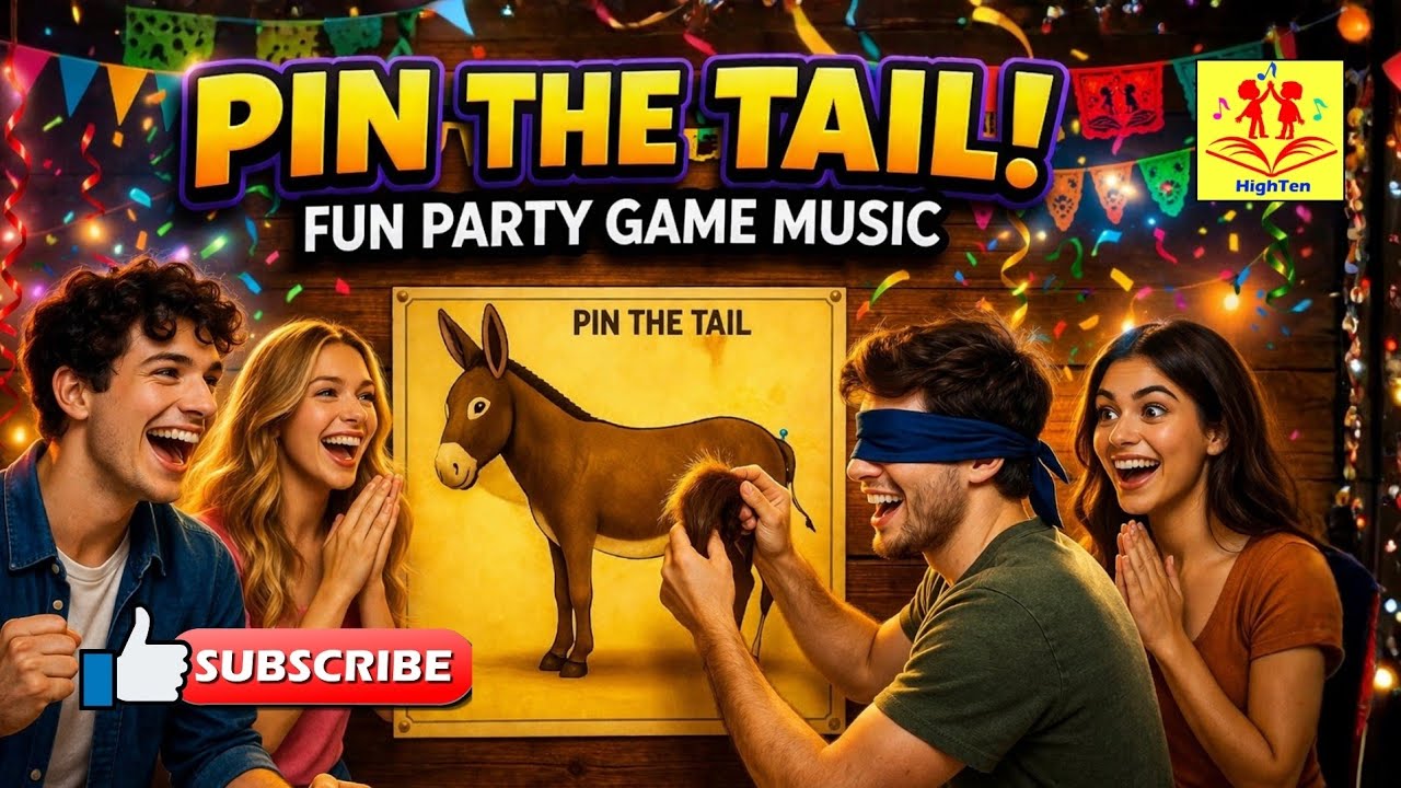 Pin the Tail | Fun Party Game Song