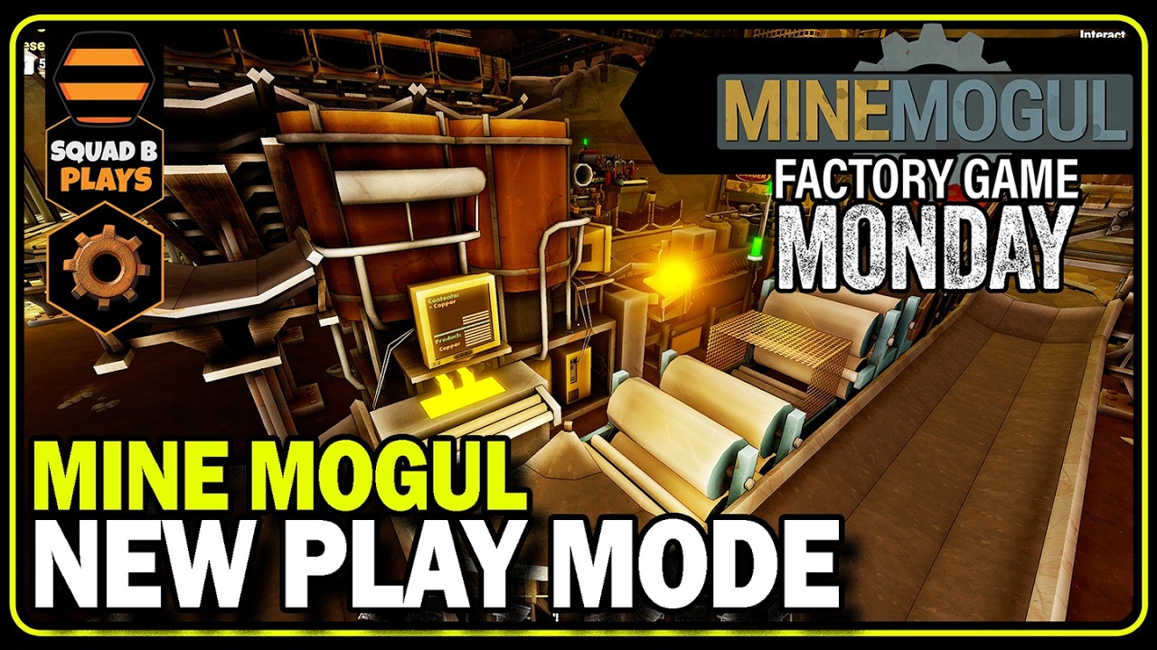 Mine Mogul NEW Play Mode Explained — First Look Factory Automation Gameplay (Factory Game Monday)