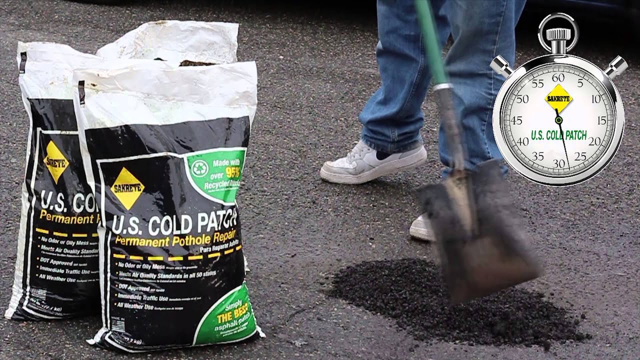 U.S. Cold Patch 60 Second Pothole Repair