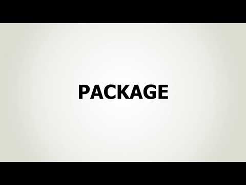 How to Pronounce Package