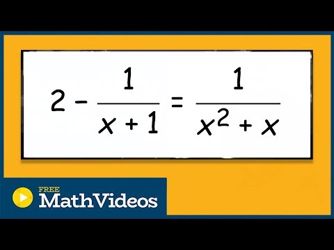 Solve a rational equation with factoring and extraneous solution