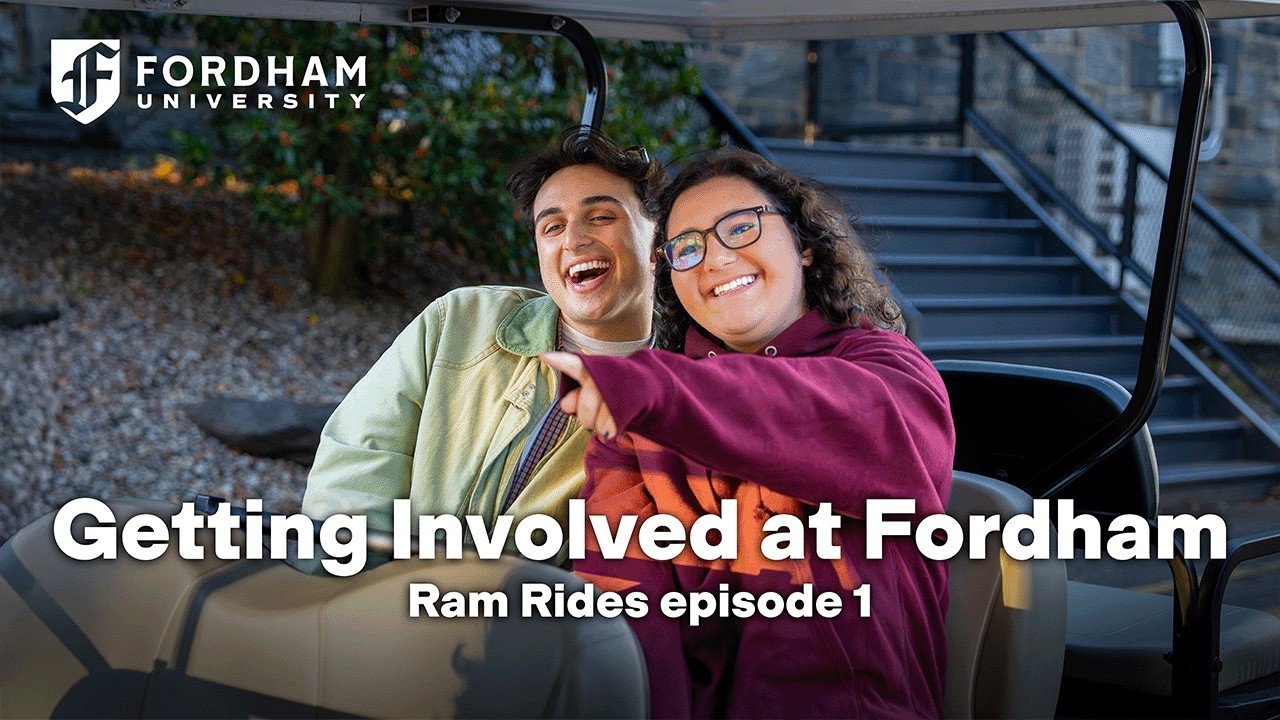 How to Get Involved In College | Ram Rides Ep. 1 | Fordham University