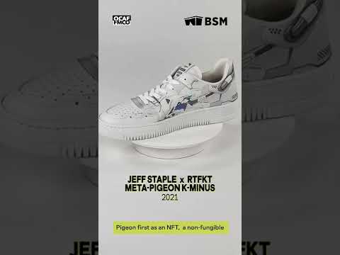 Future Now: Jeff Staple x RTFKT Meta-Pigeon K-Minus #shorts #shoes #shoesoftheday #museum