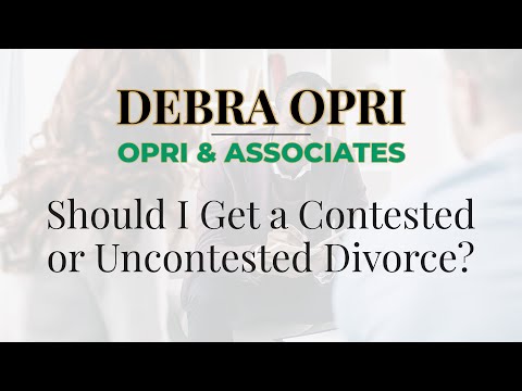 Contested Vs Uncontested Divorce