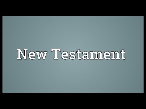 New Testament Meaning