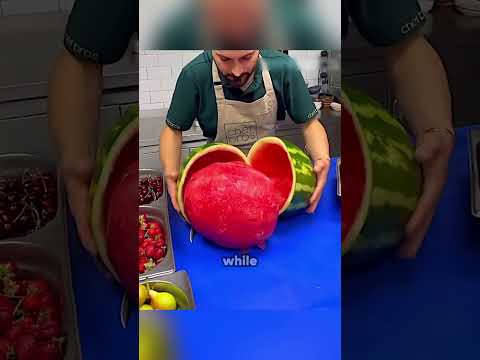 A Genius Method to Cut a Watermelon