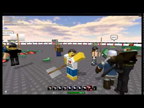 SOPA Protest in ROBLOX