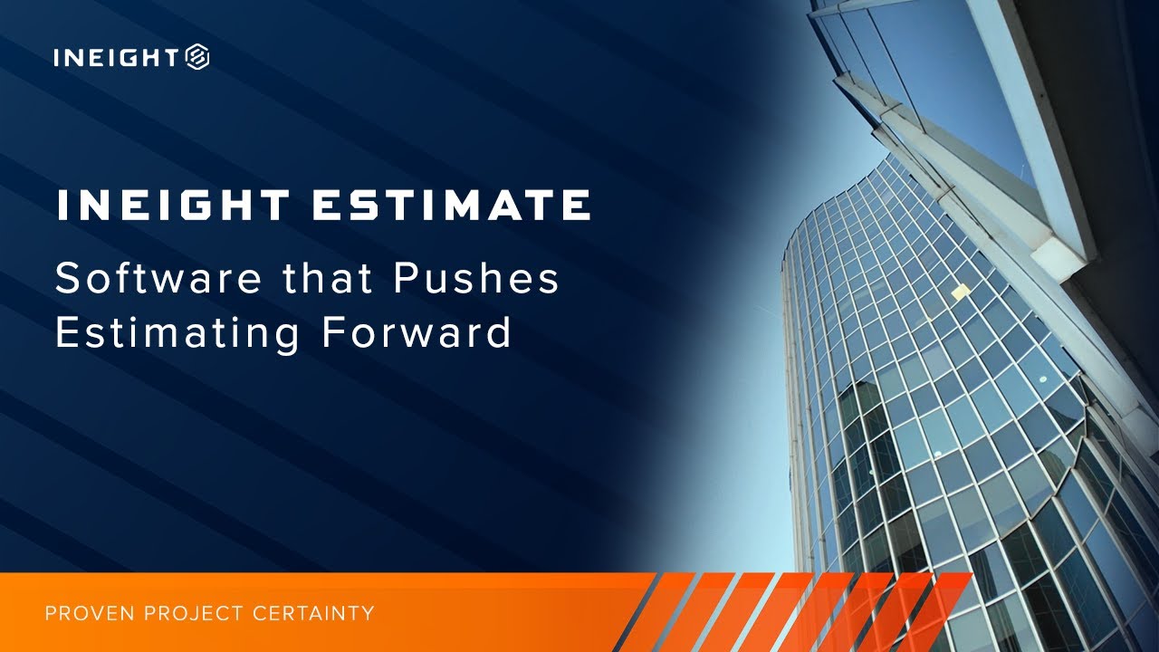 InEight Estimate – Software that Pushes Estimating Forward