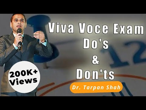 Viva Voce Exam Do's & Don'ts