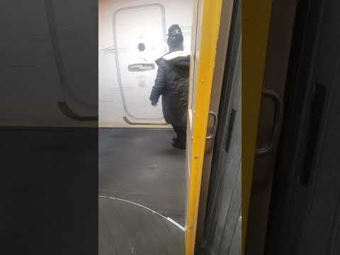 737 900 Cabin Door opening AlaskaAir #shorts #alaskaairlines #737900 #SEAMCI #gateagent