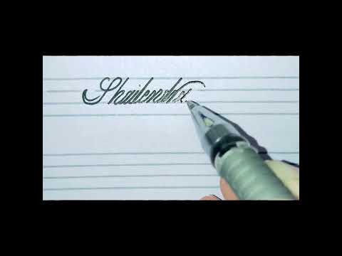 Name of Shailendra write ✍️ in beautiful cursive style.||. Comment your name to write a name.