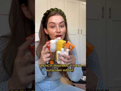 my French pharmacy sunscreen haul #sunscreen #skincare