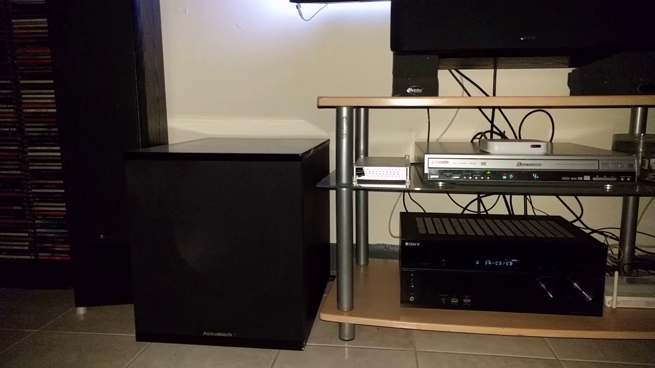 Bic America Acoustech PL-200ii Subwoofer | (Demo #8 Reggae Dancehall)