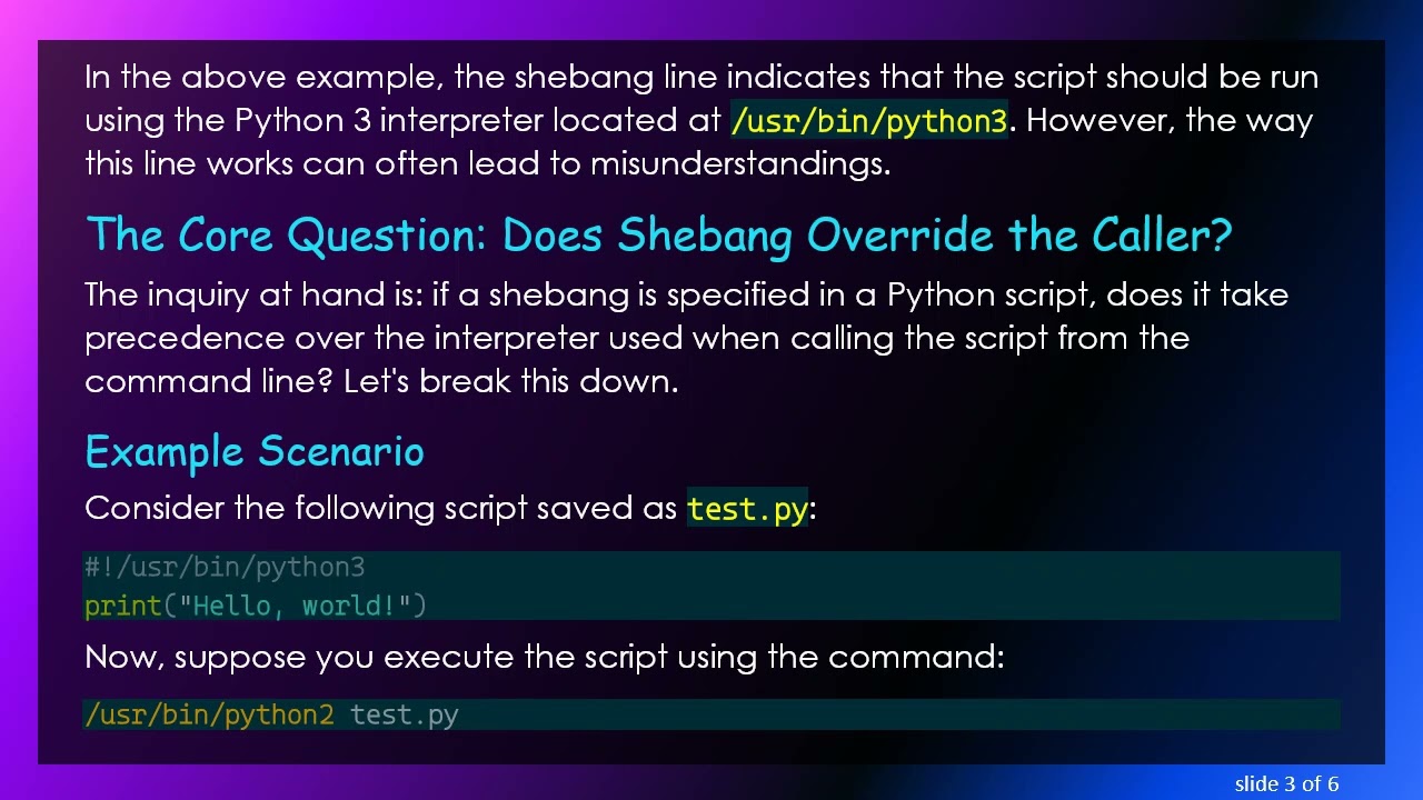Understanding Shebang: Does it Overwrite the Python Interpreter Path?