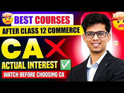 BEST CAREER OPTIONS after CLASS 12 commerce in 2025🔥Don't choose CA❌TOP professional courses | CA