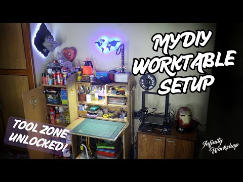 My Complete DIY Lab Setup 2025 | Tools, 3D Printer & Storage Ideas
