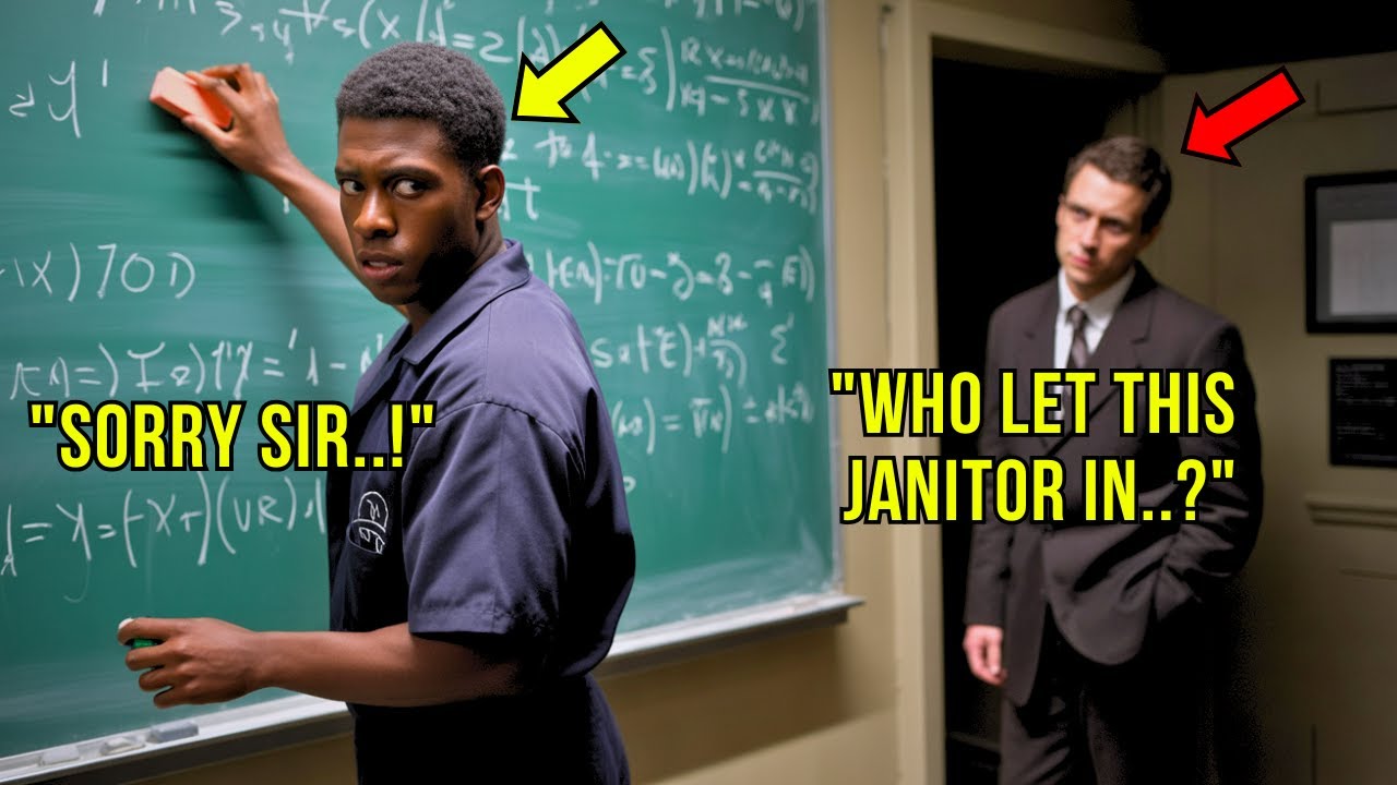 MIT Professor Caught a Janitor Solving Complex Equations at a Empty Class — What He Did Next