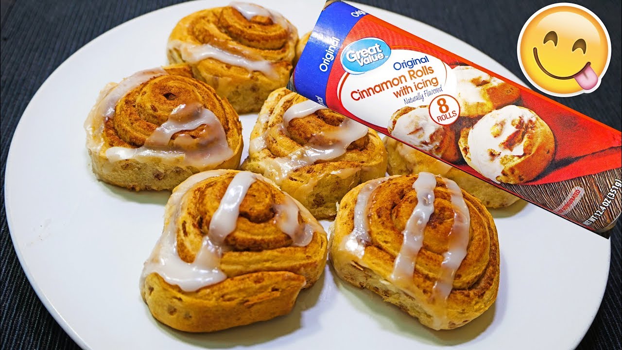 Great Value (Walmart) Cinnamon Rolls with Icing