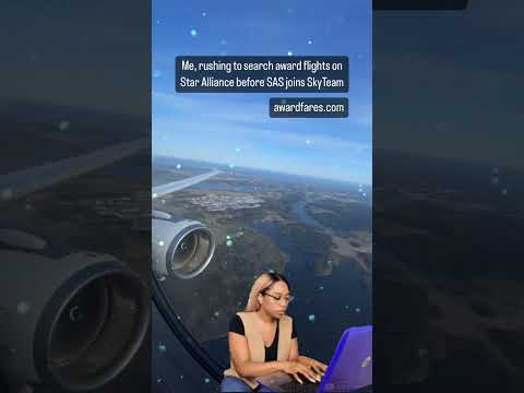Do this before SAS joins SkyTeam (and search for free flights)