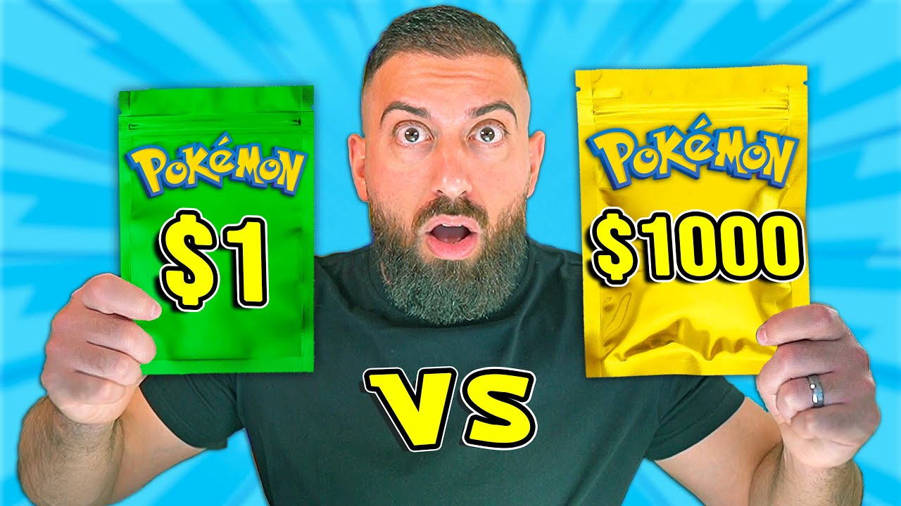 $1 Vs $1,000 Pokemon Booster Pack